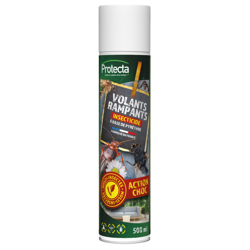 Aérosol insecticide volants rampants 500 ml