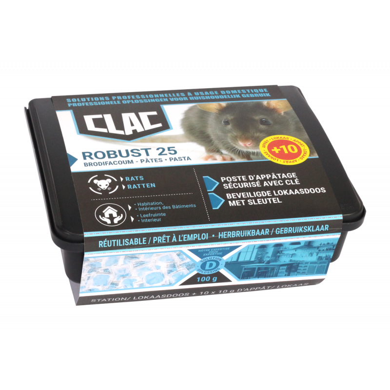 Robust 25 - 1 lokaasdoos ratten + 100 g lokaas