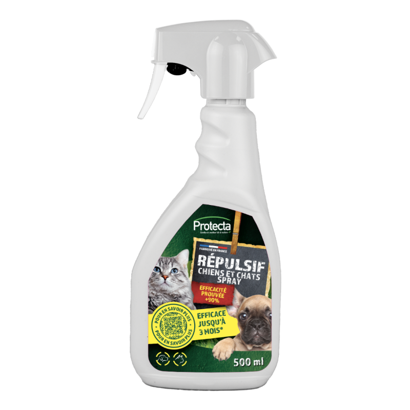 Spray répulsif chiens et chats 500ml