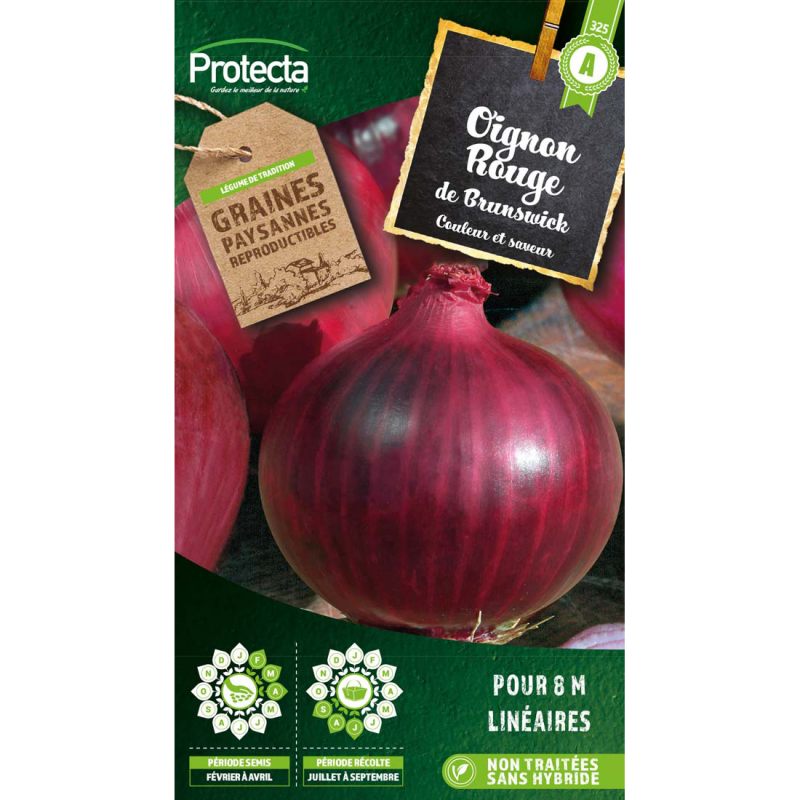 Oignon Rouge de Brunswick - Protecta